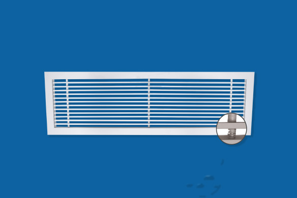 GRILLE LINÉAIRE À AILETTES FIXES – GLFS | AB ENERGIE